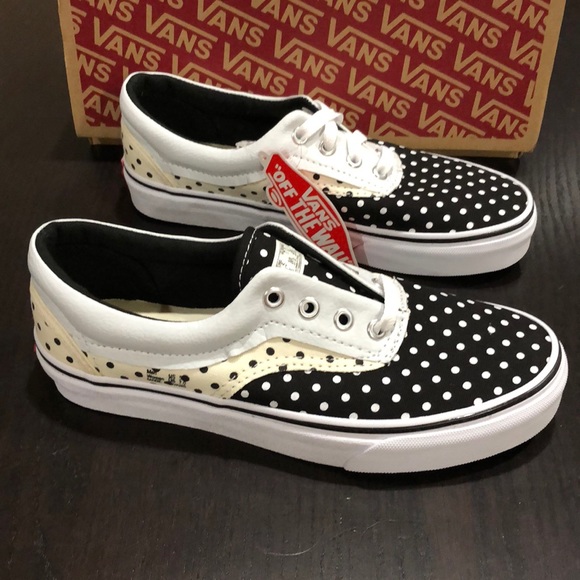 Vans | Shoes | Vans Era Outside In Natural Black Polka Dot | Poshmark